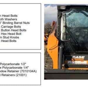 New Holland L&C Series Windshield & Kick Window – TPC - Fits L213, L215 ...