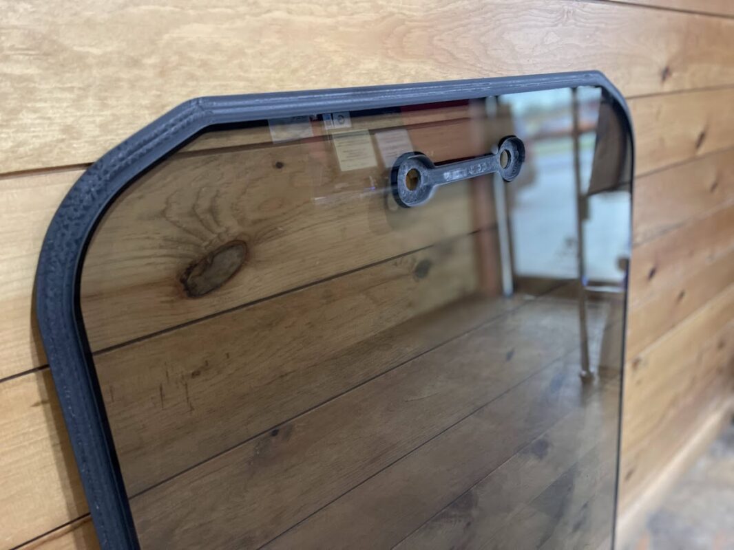 Tinted Lexan/Polycarbonate Front Windshield - Kubota